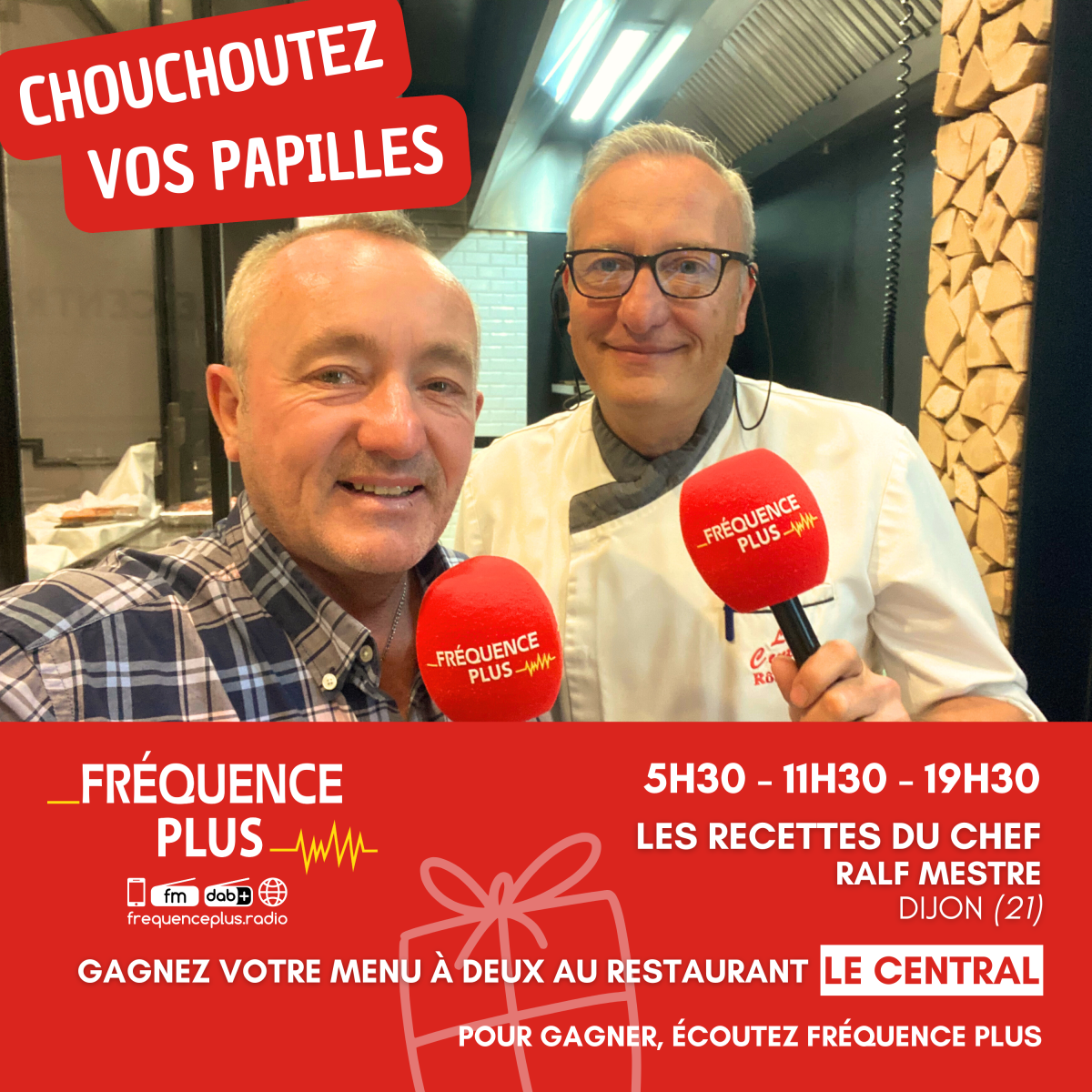 Chouchoutez vos papilles avec le chef Ralf Mestre - Fréquence Plus ...