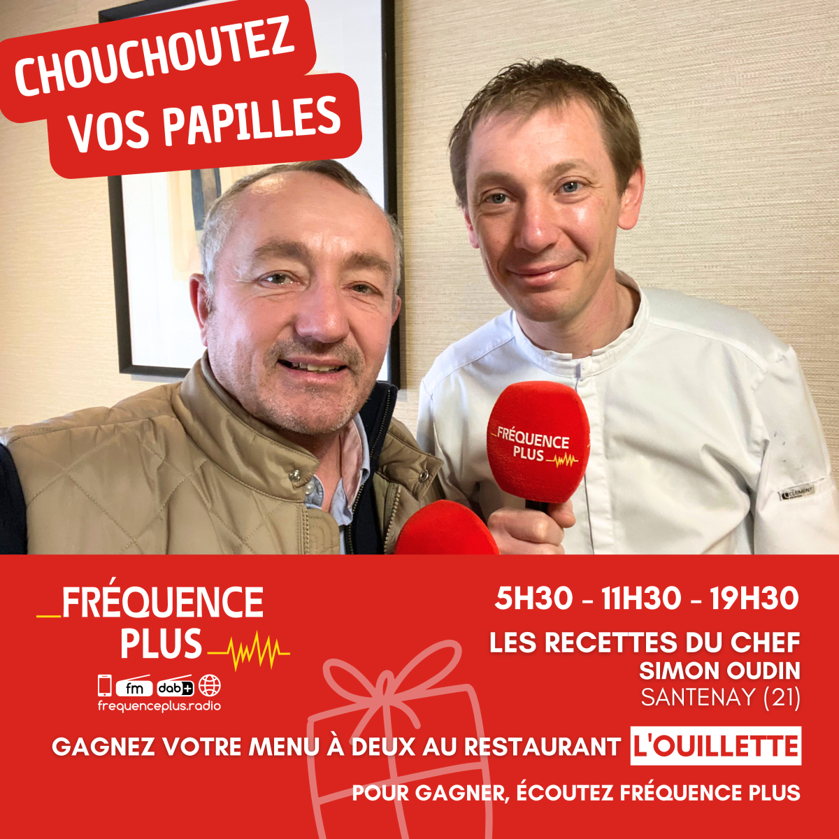 Chouchoutez vos papilles avec le chef Simon Oudin - Fréquence Plus ...